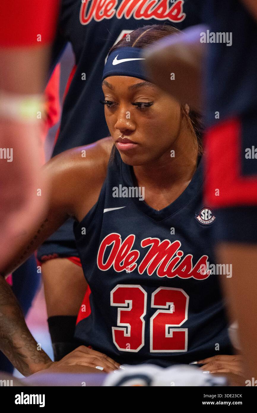 Jan 4, 2026. Cotie McMahon (32) of the Ole Miss Rebels in action vs the ...