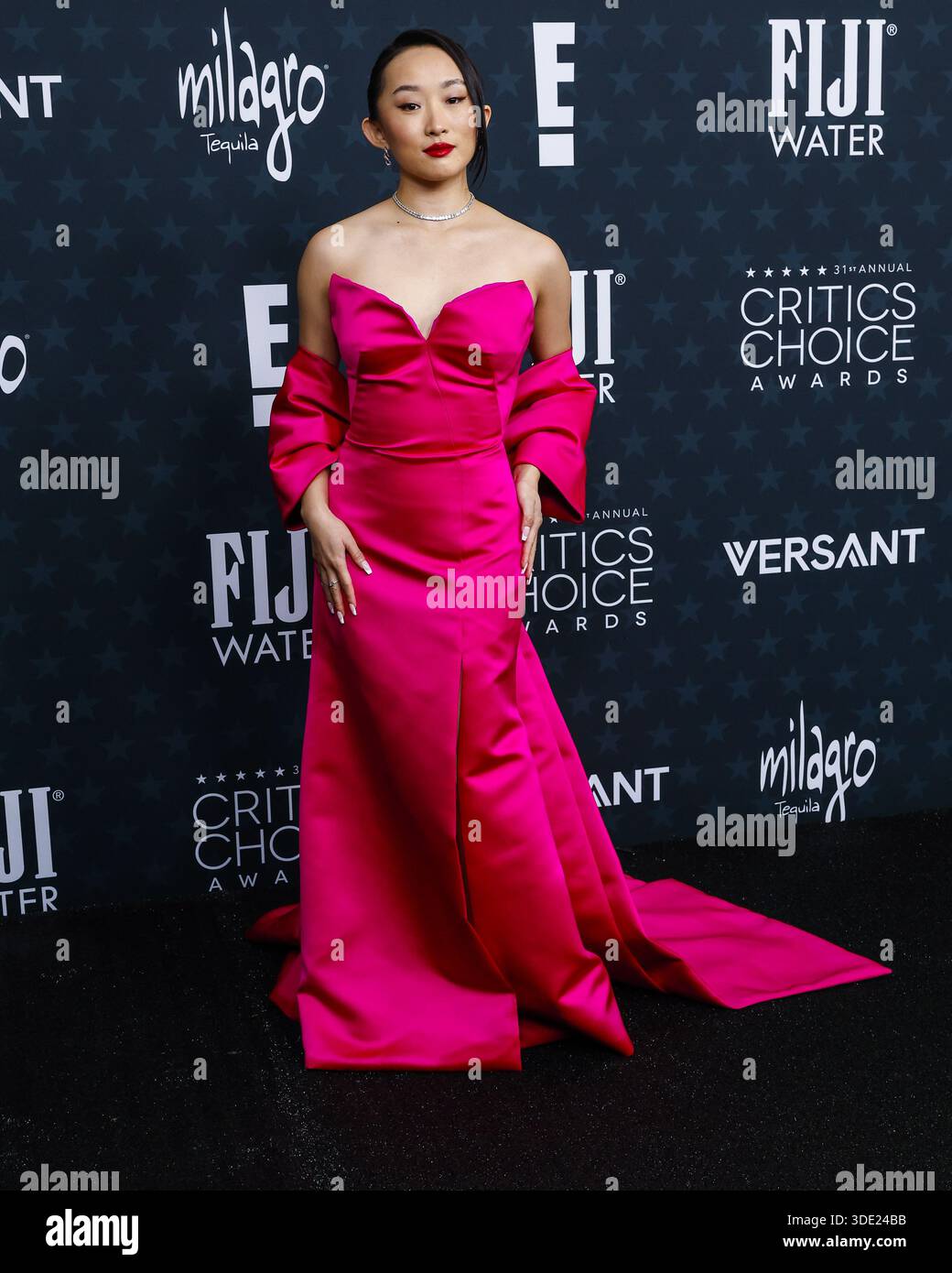 Ji-young Yoo walking on the red carpet at the 31st Annual Critics ...