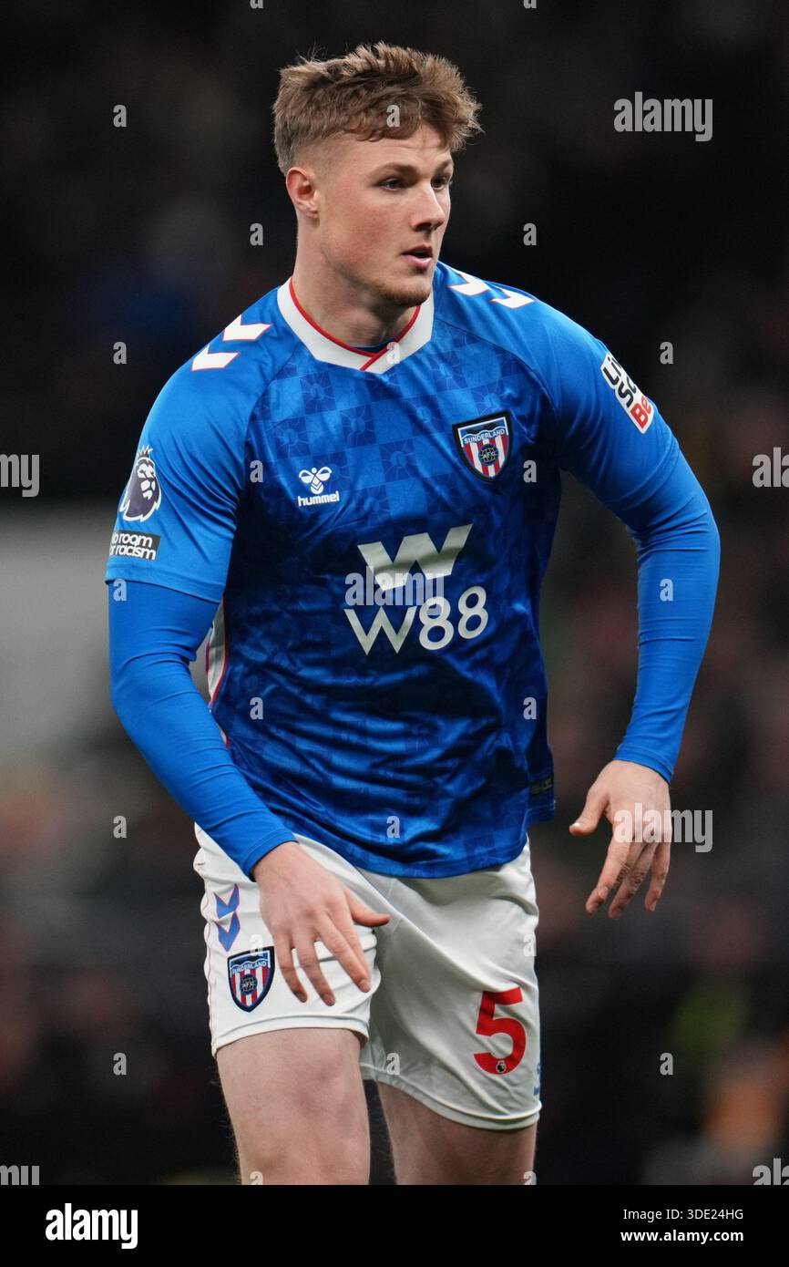 Daniel Ballard of Sunderland during the Premier League match Tottenham ...