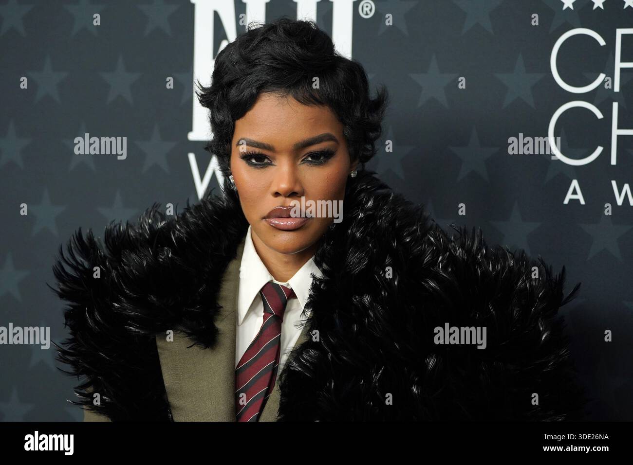 Teyana Taylor arrives at the 31st Annual Critics Choice Awards on ...