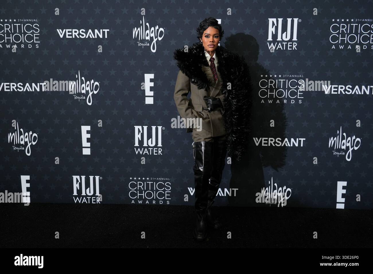 Teyana Taylor arrives at the 31st Annual Critics Choice Awards on ...