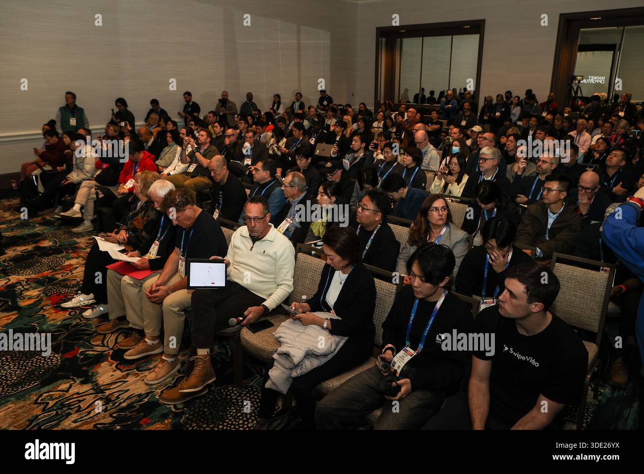 January 4 2026: A view of the audience during the Consumer Electronics ...