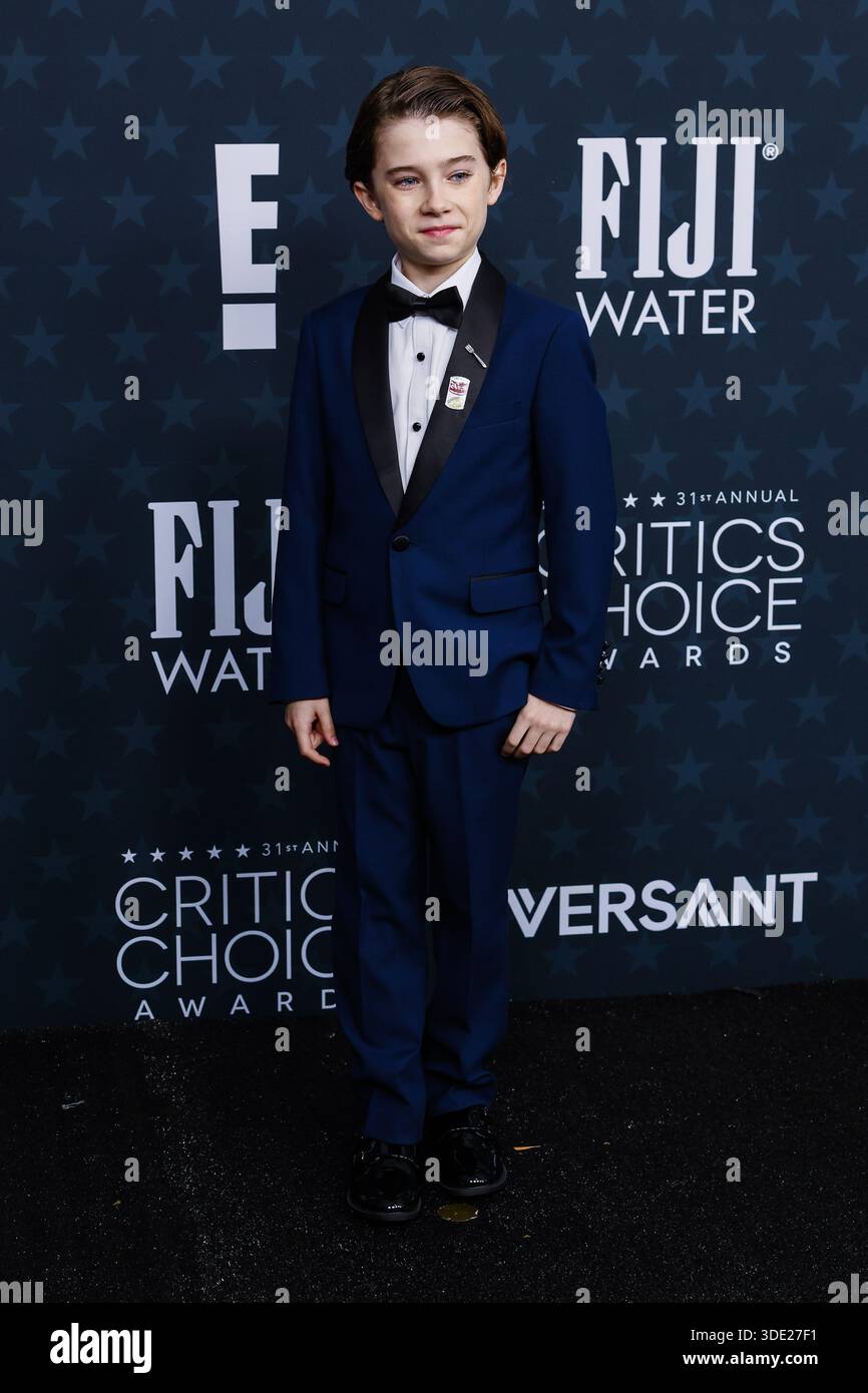 Cary Christopher walking on the red carpet at the 31st Annual Critics ...
