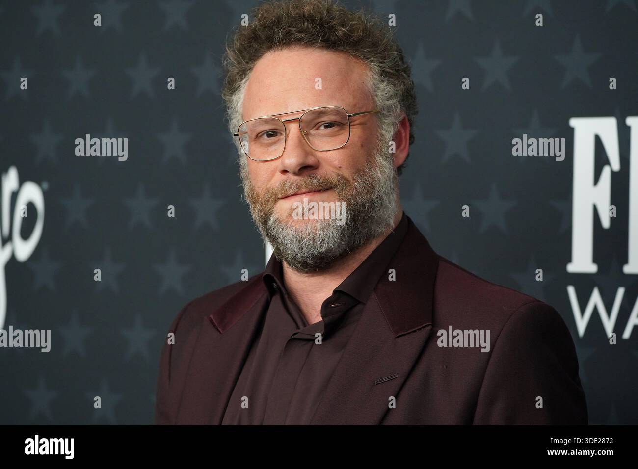 Seth Rogen arrives at the 31st Annual Critics Choice Awards on Sunday ...