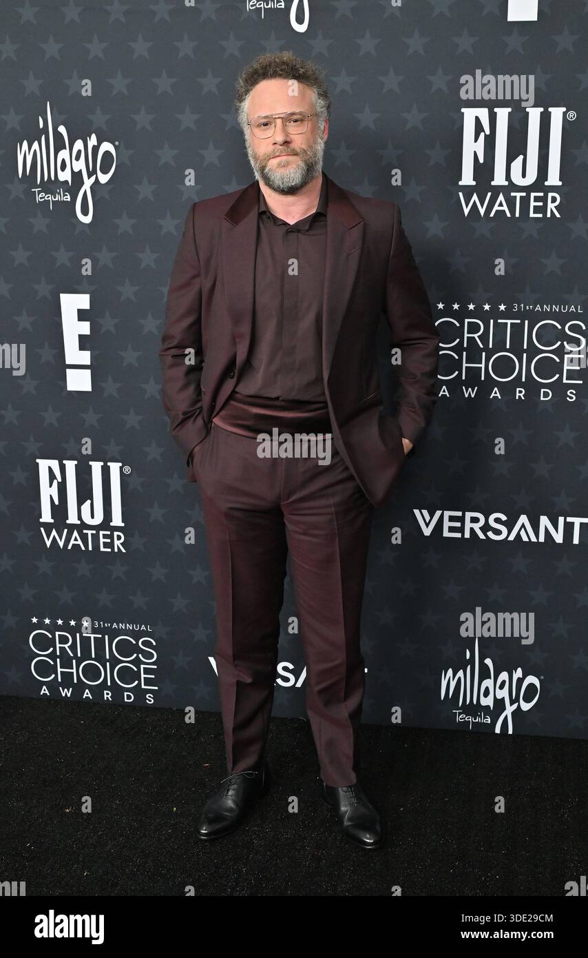 Seth Rogan arriving to the 31st Annual Critics Choice Awards held at ...