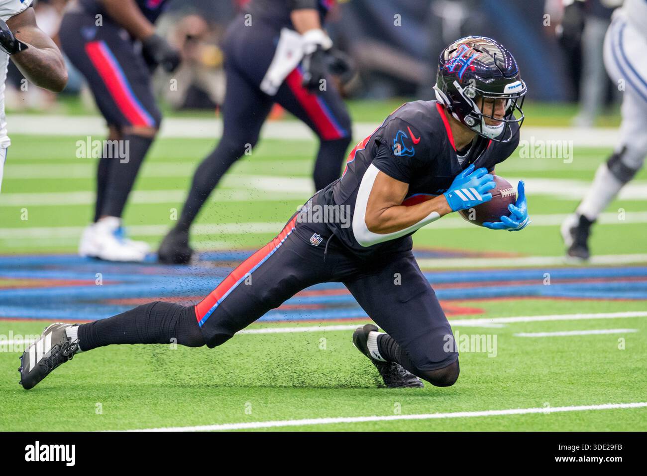 January 4, 2026: Houston Texans wide receiver Jayden Higgins (81) makes ...