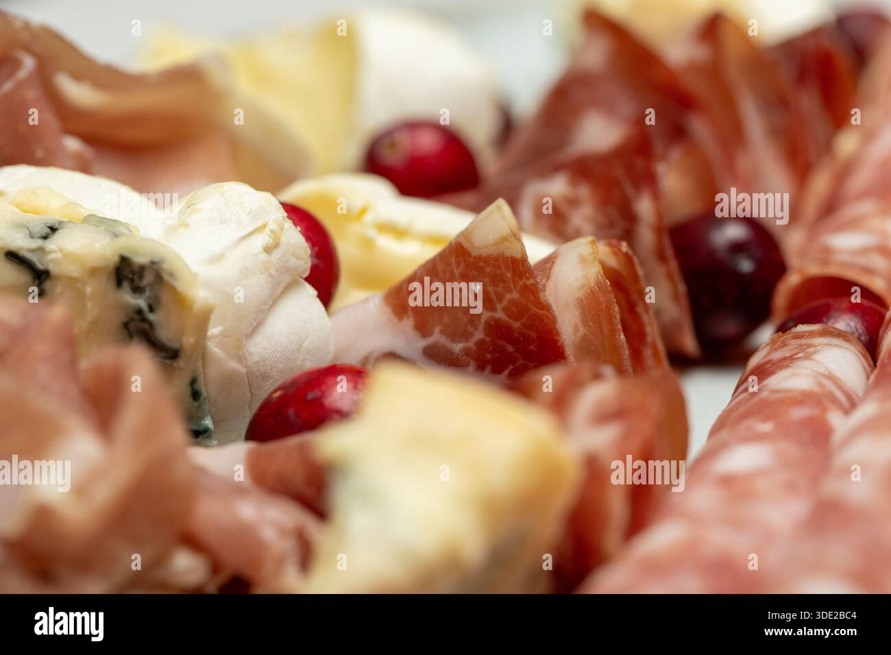Charcuterie Board with Cured Meats and Blue Cheese – Gourmet Appetizer ...