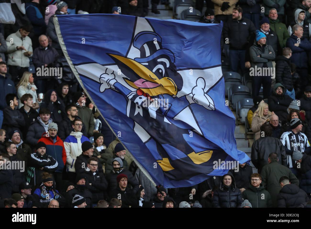 Newcastle United flag display during the Newcastle United v Crystal ...