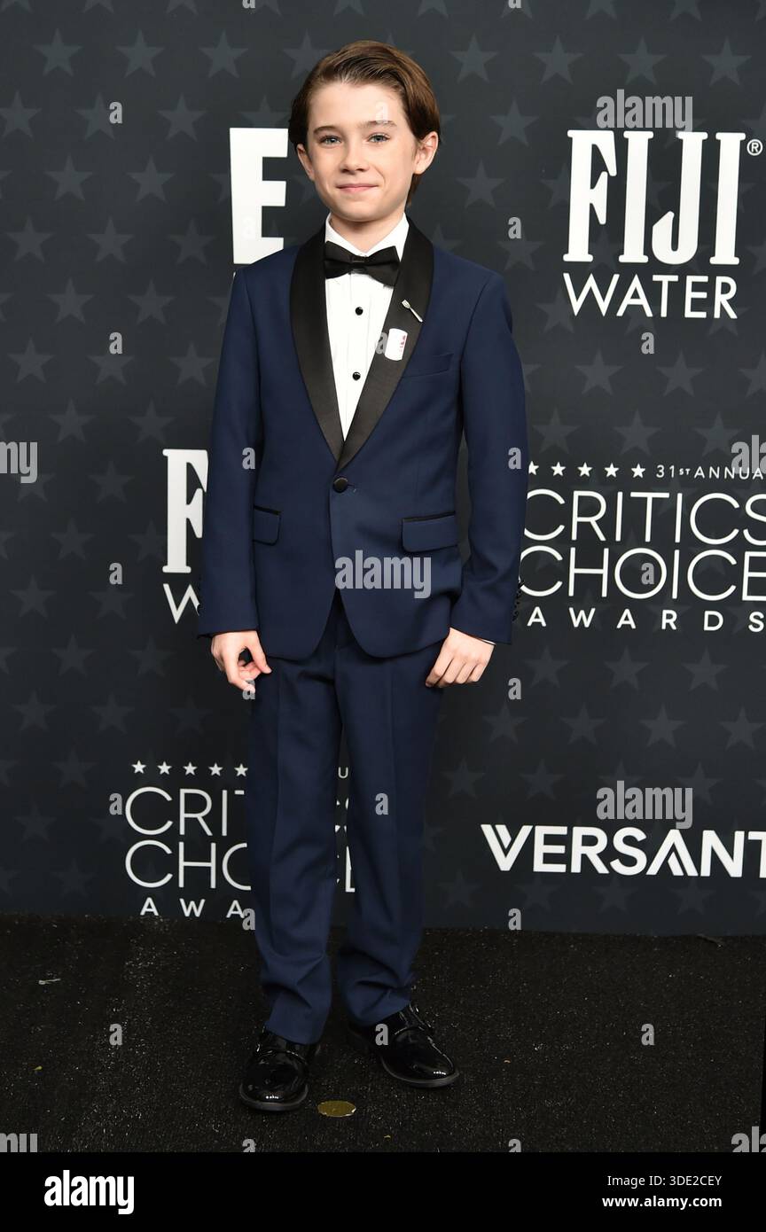 Cary Christopher arrives at the 31st Annual Critics Choice Awards on ...