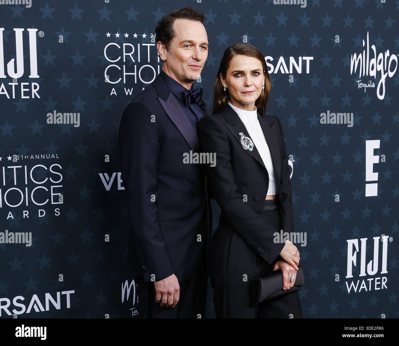 Matthew Rhys and Keri Russell walking on the red carpet at the 31st ...