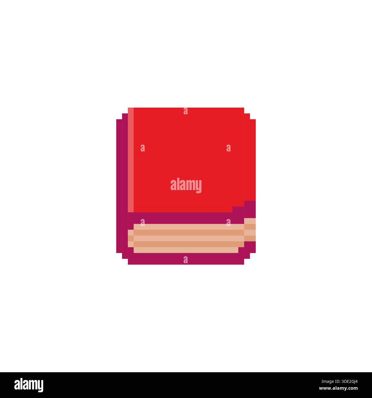 Pixel art red book hi-res stock photography and images - Alamy