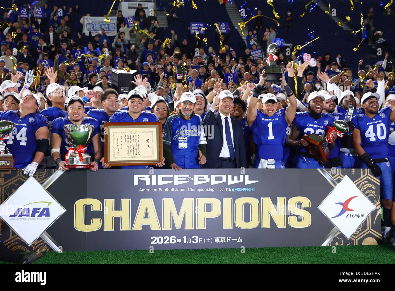 Panasonic Impulse team group, JANUARY 3, 2026 - American Football : The ...