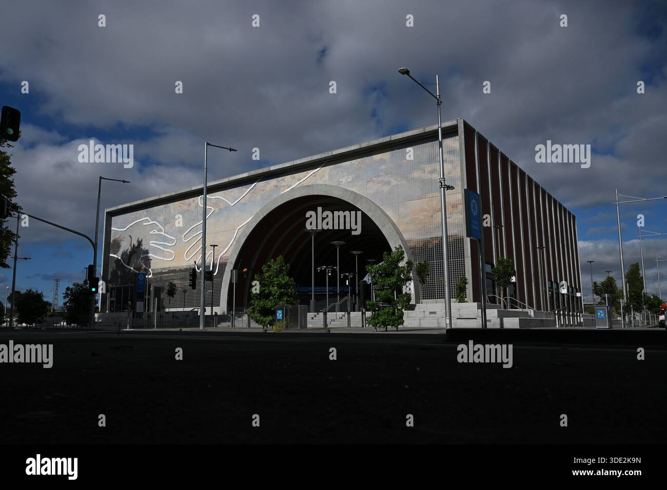 The exterior of Arden Station in North Melbourne, Monday, January 5 ...