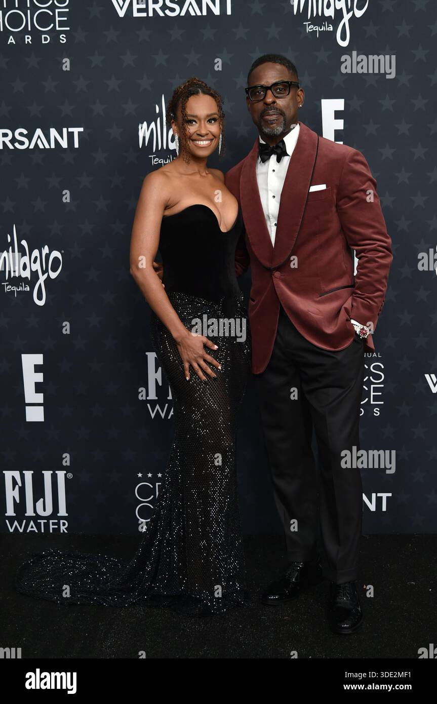 Ryan Michelle Bathe, left, and Sterling K. Brown arrive at the 31st ...