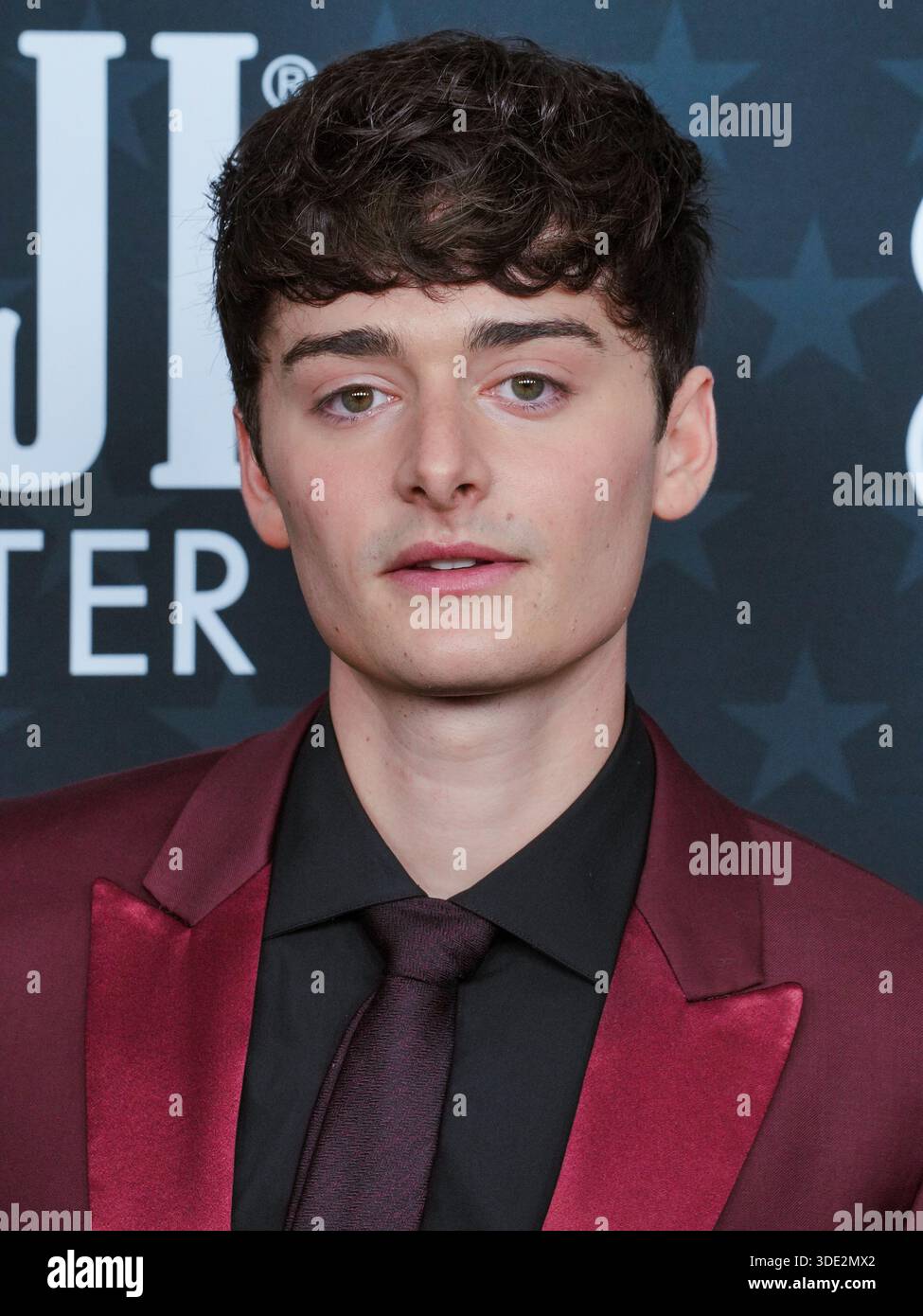 Noah Schnapp walking on the red carpet at the 31st Annual Critics ...