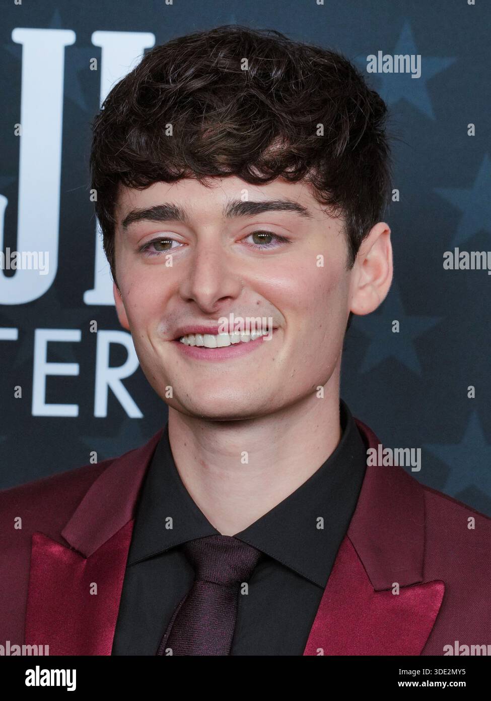 Noah Schnapp walking on the red carpet at the 31st Annual Critics ...