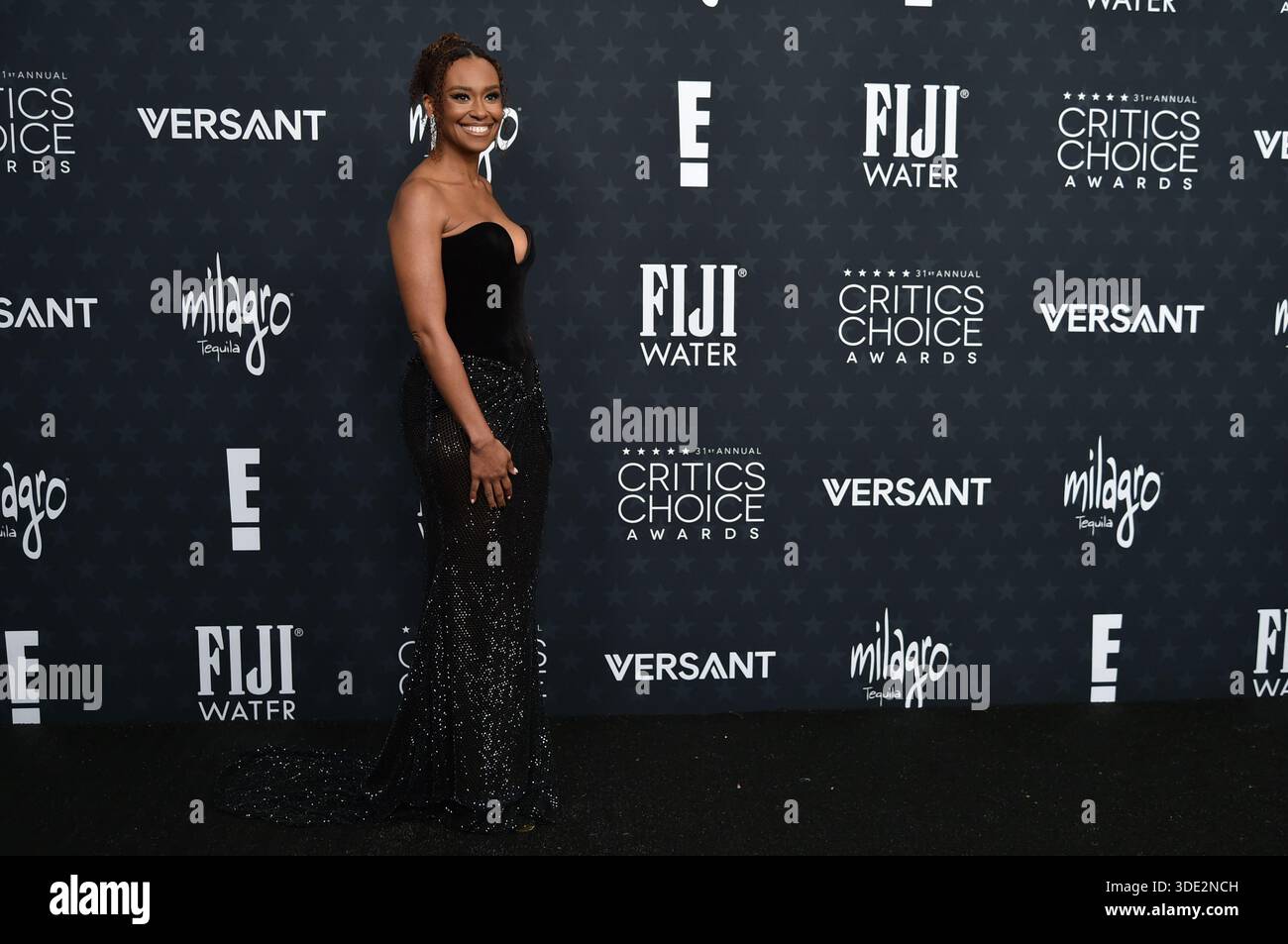 Ryan Michelle Bathe arrives at the 31st Annual Critics Choice Awards on ...