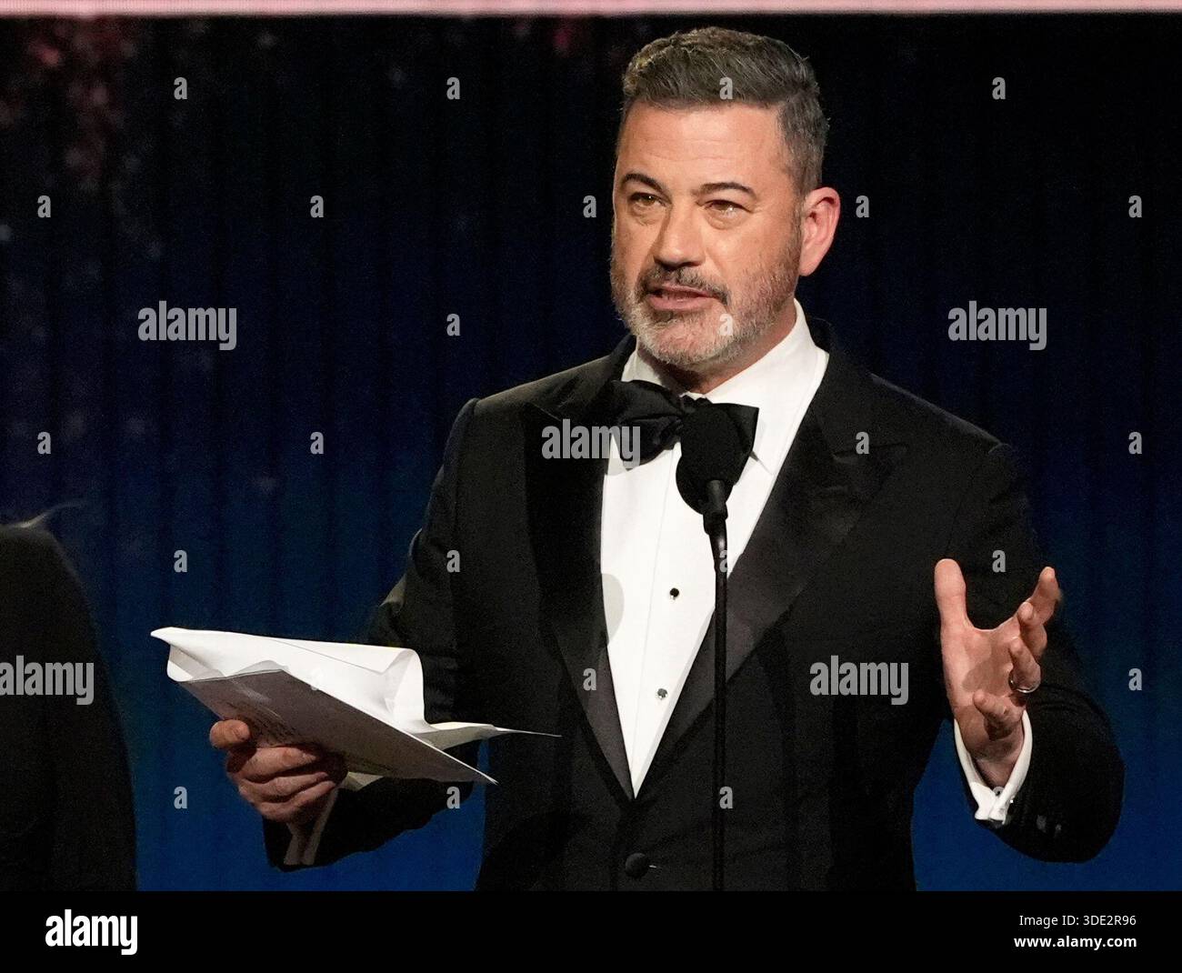 Jimmy Kimmel accepts the award for best talk show for "Jimmy Kimmel ...