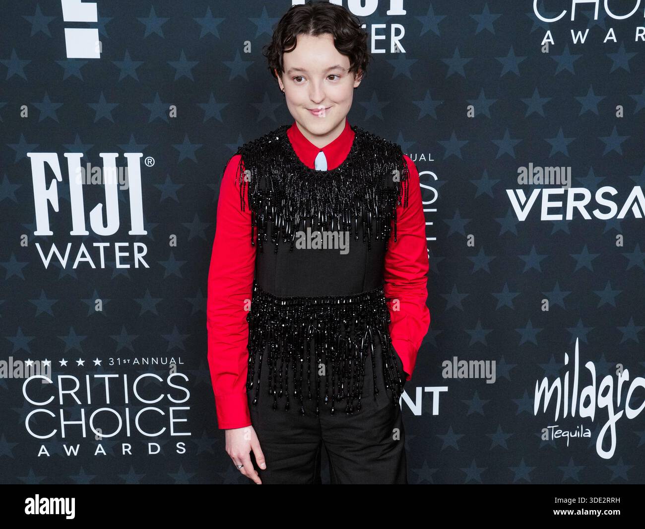 Bella Ramsey walking on the red carpet at the 31st Annual Critics ...