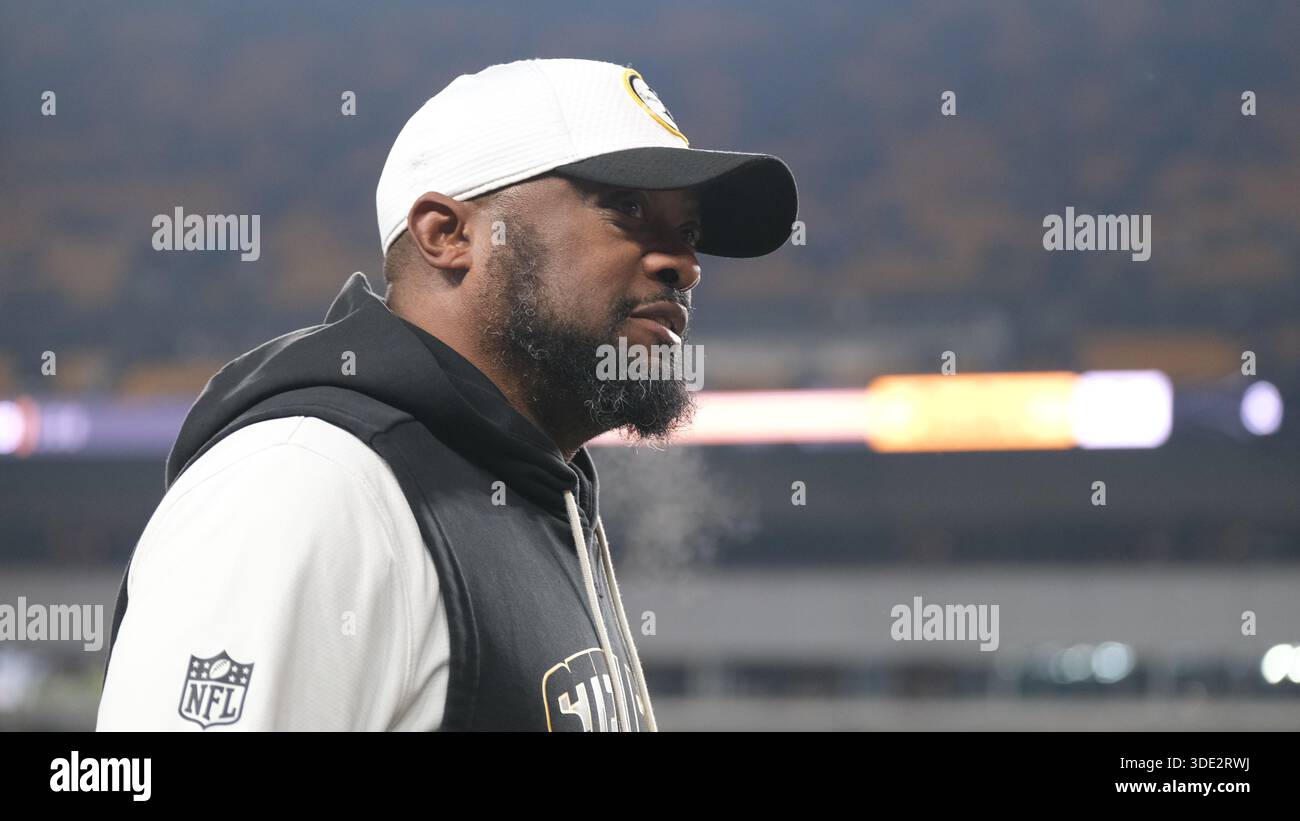 Jan 04, 2025: Head Coach Mike Tomlin during the Pittsburgh Steelers vs ...