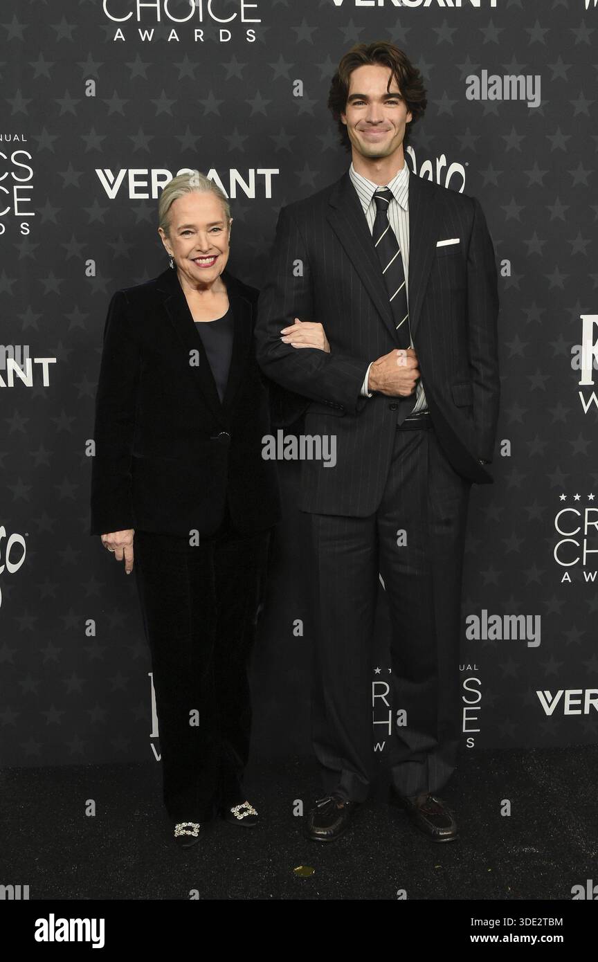Kathy Bates, Henry Haber at arrivals for The Critics Choice Association ...
