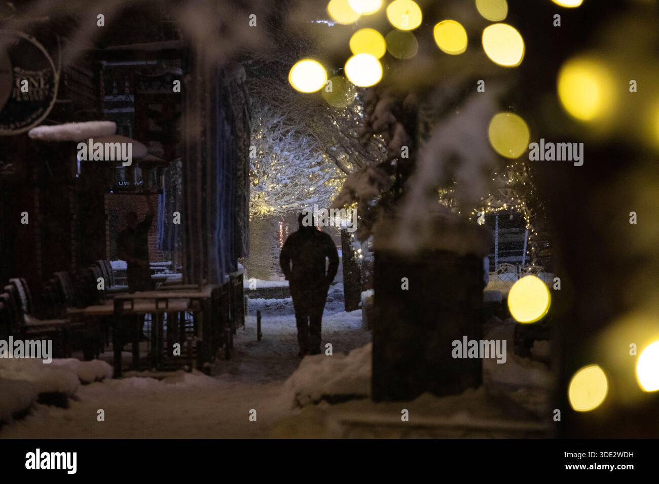 A winter storm warning is in effect until Monday for the communities of ...