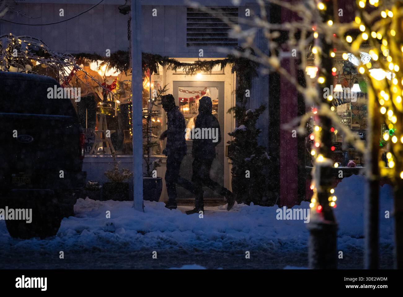 A winter storm warning is in effect until Monday for the communities of ...