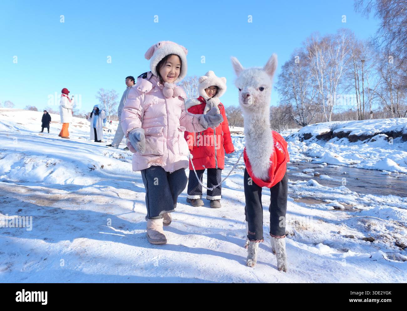 **CHINESE MAINLAND, HONG KONG, MACAU AND TAIWAN OUT** Tourists visit ...