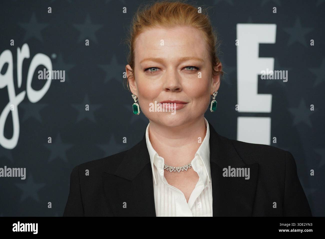 Sarah Snook arrives at the 31st Annual Critics Choice Awards on Sunday ...