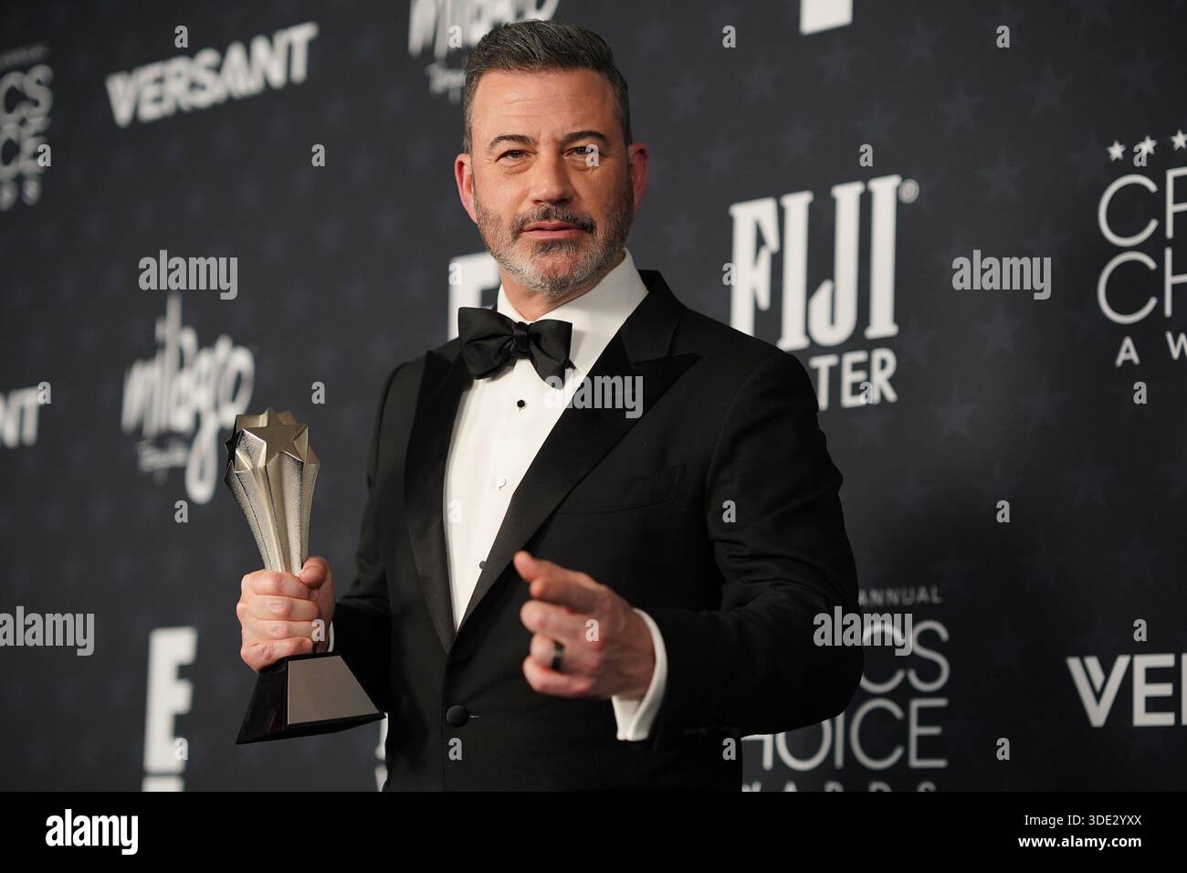 Jimmy Kimmel, winner of the award for best talk show for "Jimmy Kimmel ...