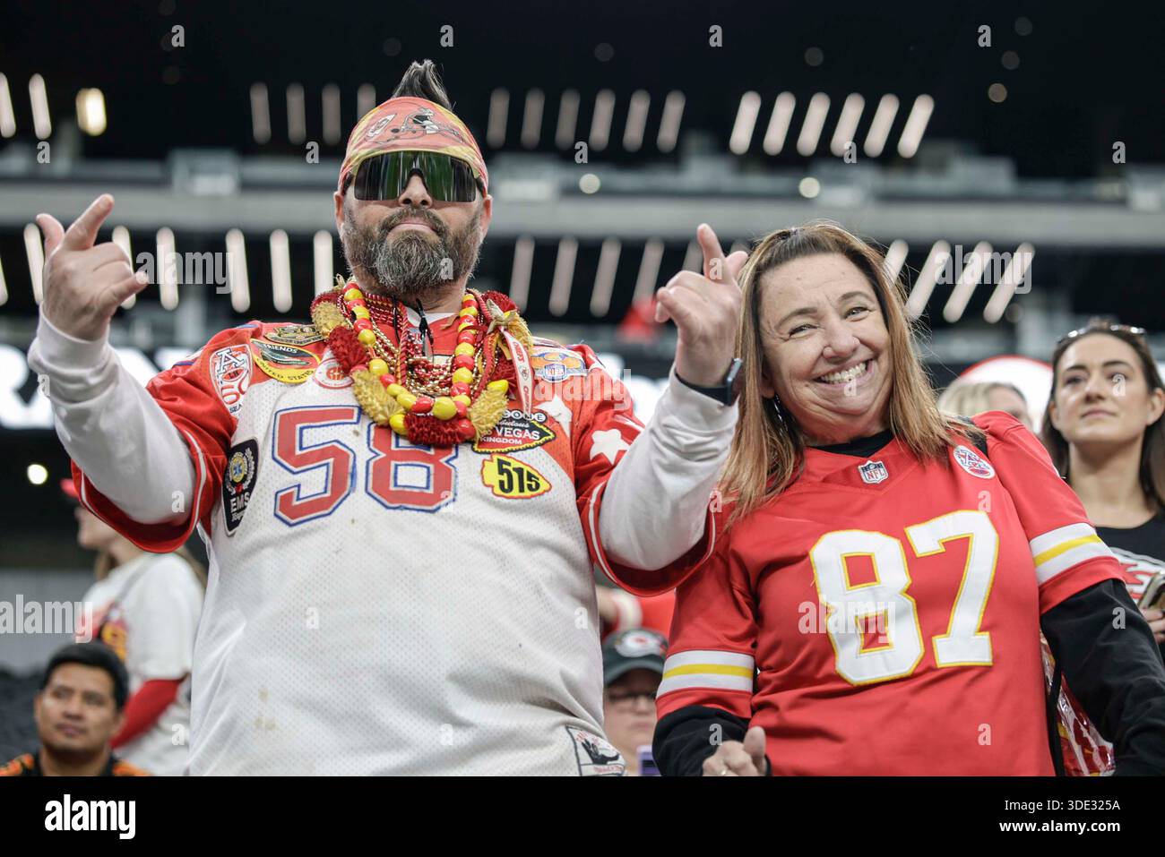 Las Vegas, NV USA; A general image of Kansas City Chiefs fans prior to ...