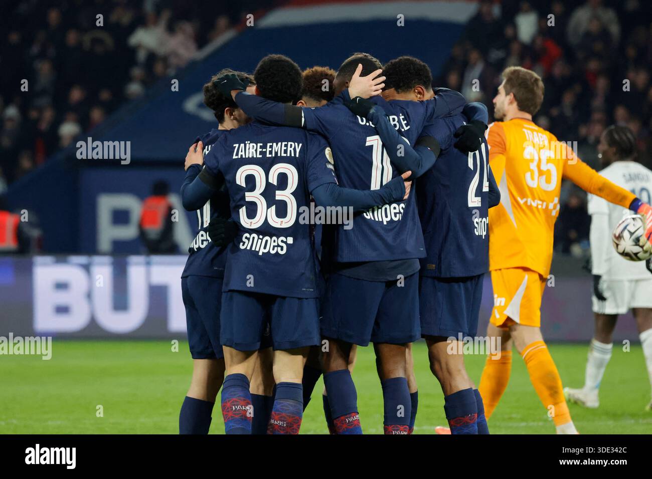 PSG’s Ousmane Dembele joy after scoring the decisive 2-1 goal during ...
