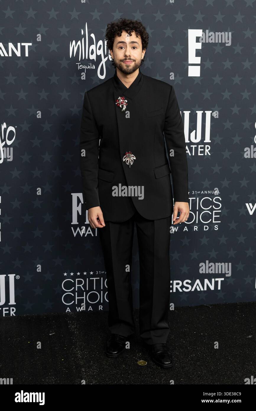 Ramy Youssef attends the arrivals of the 31st Annual Critics Choice ...