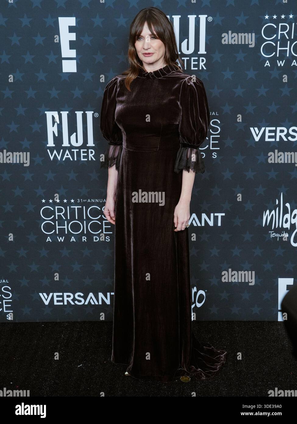 Emily Mortimer walking on the red carpet at the 31st Annual Critics ...