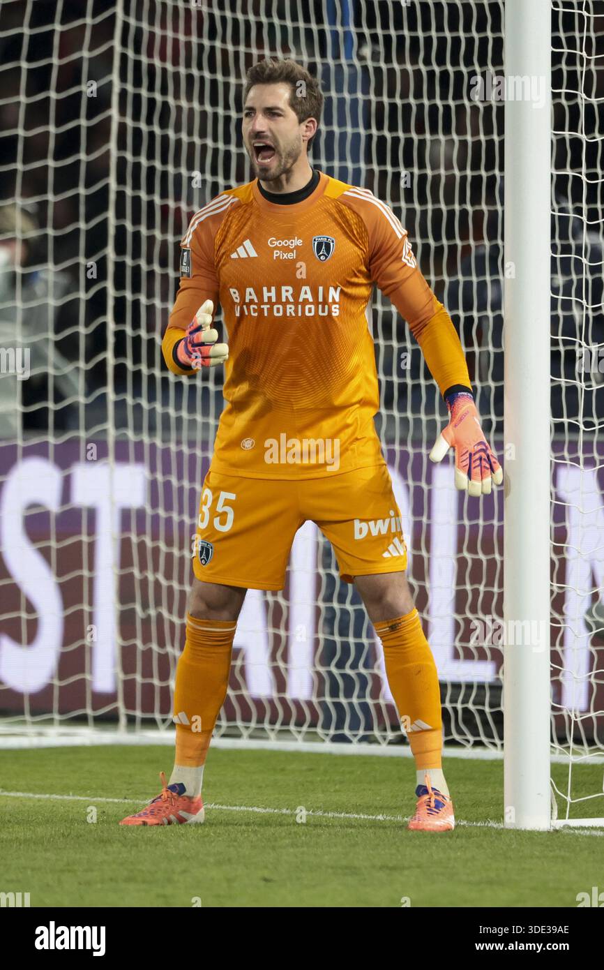 Paris FC goalkeeper Kevin Trapp during the French championship Ligue 1 ...