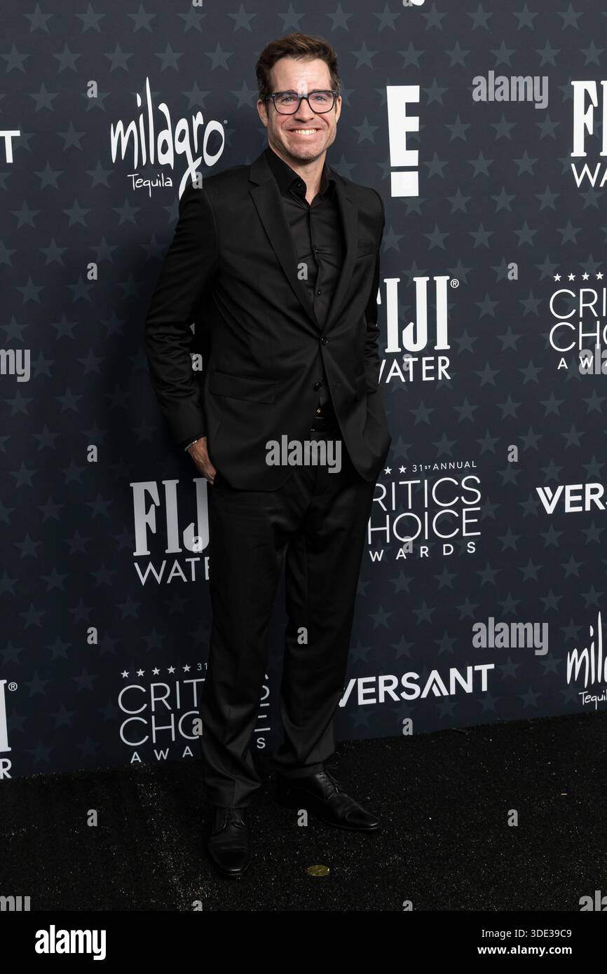 Jackson Spidell attends the arrivals of the 31st Annual Critics Choice ...