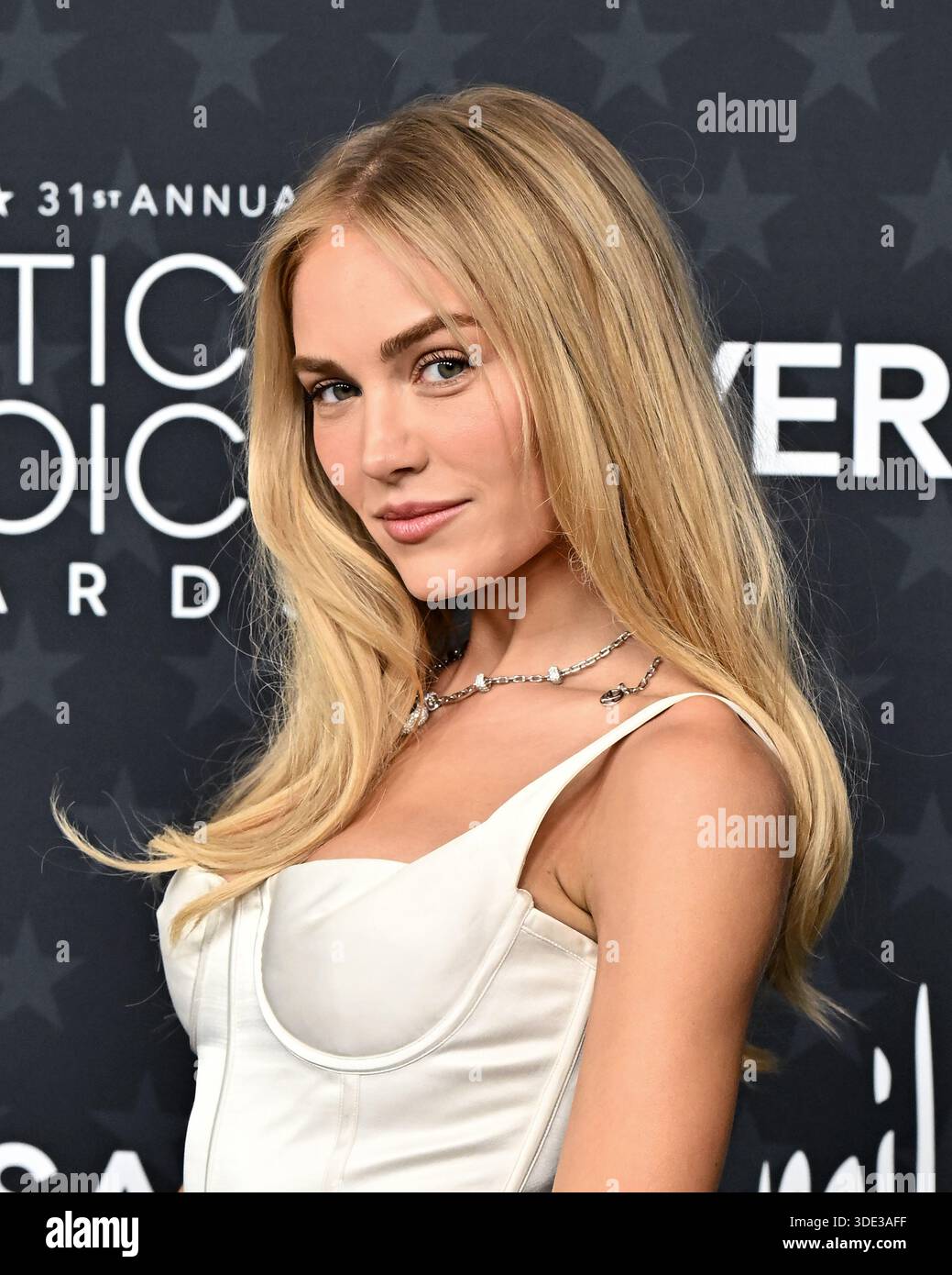 Michelle Randolph arriving to the 31st Annual Critics Choice Awards ...