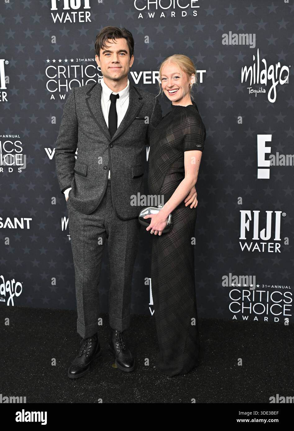 Patrick Ball and Elysia Roorbach arriving to the 31st Annual Critics ...