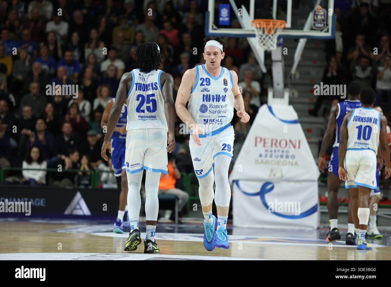 Nick McGlynn (Banco di Sardegna Sassari) during Banco di Sardegna ...
