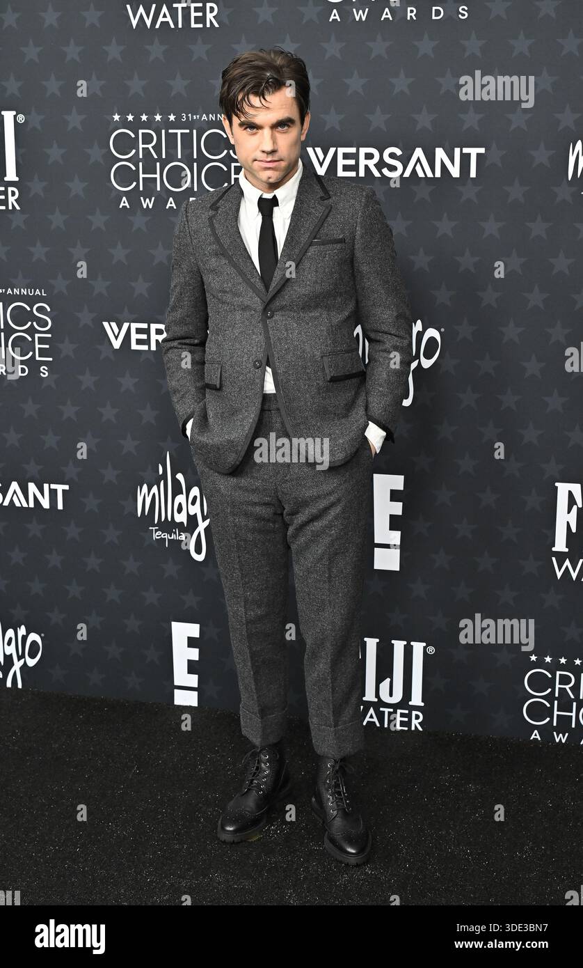 Patrick Ball arriving to the 31st Annual Critics Choice Awards held at ...