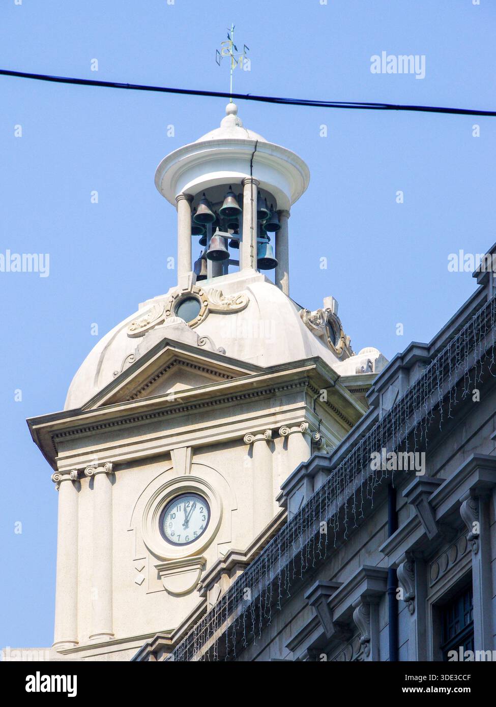 Macau old clock tower building hi-res stock photography and images - Alamy