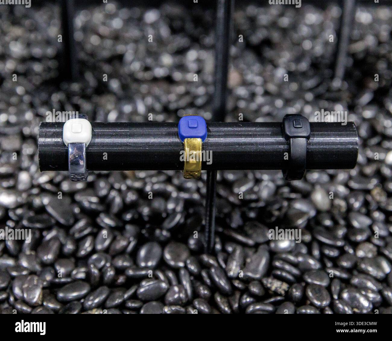 Pebble watches and smart rings by Core Devices at Unveiled during the ...