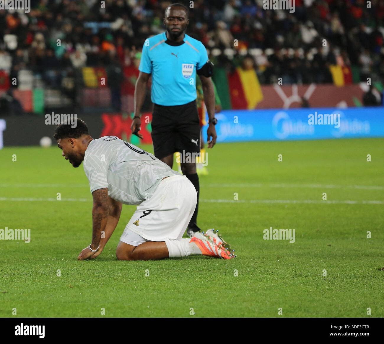 South Africa forward Lyle Foster (9). Cameroon and South Africa compete ...