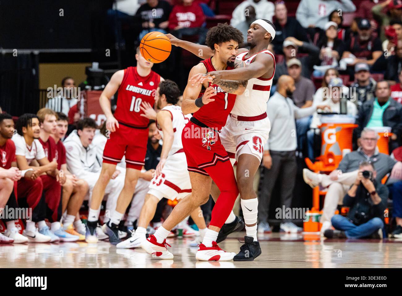 STANFORD, CA - JANUARY 02: Chisom Okpara #10 of the Stanford Cardinal ...