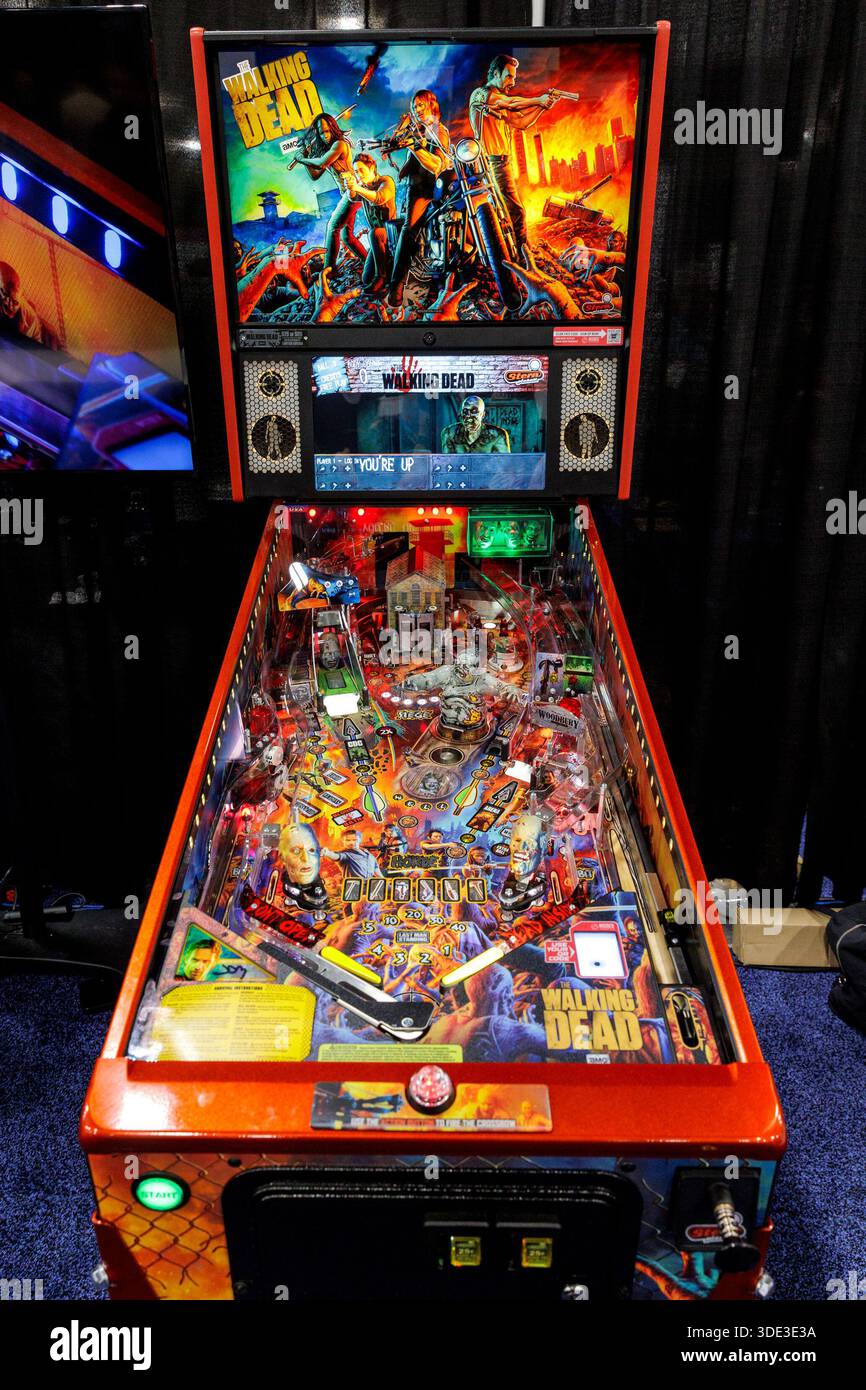 Pinball machines by Stern Pinball at Unveiled during the 2026 Consumer ...