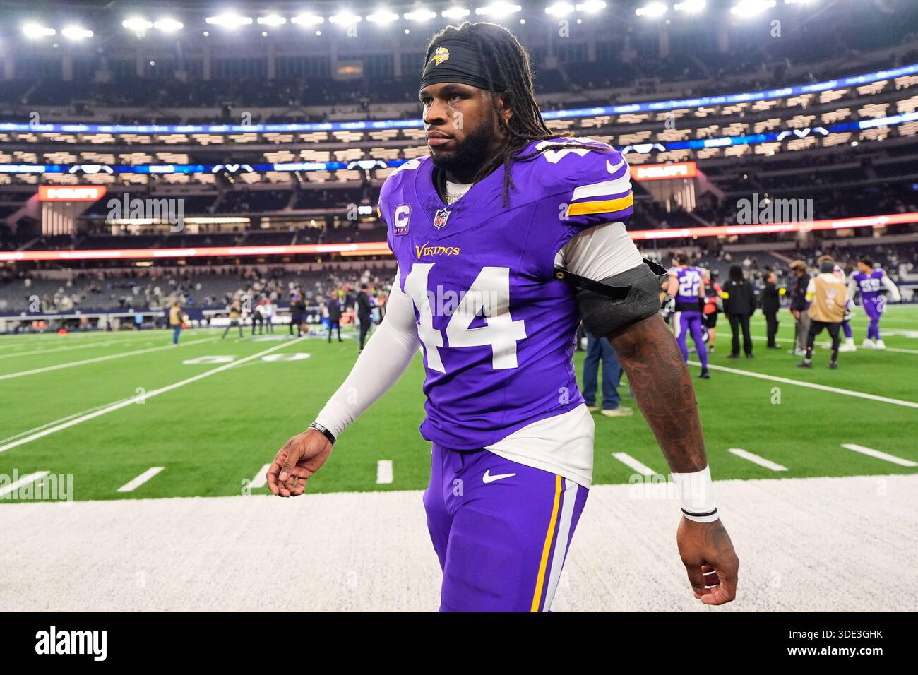Minnesota Vikings' Joshua Metellus walks off the field after an NFL ...