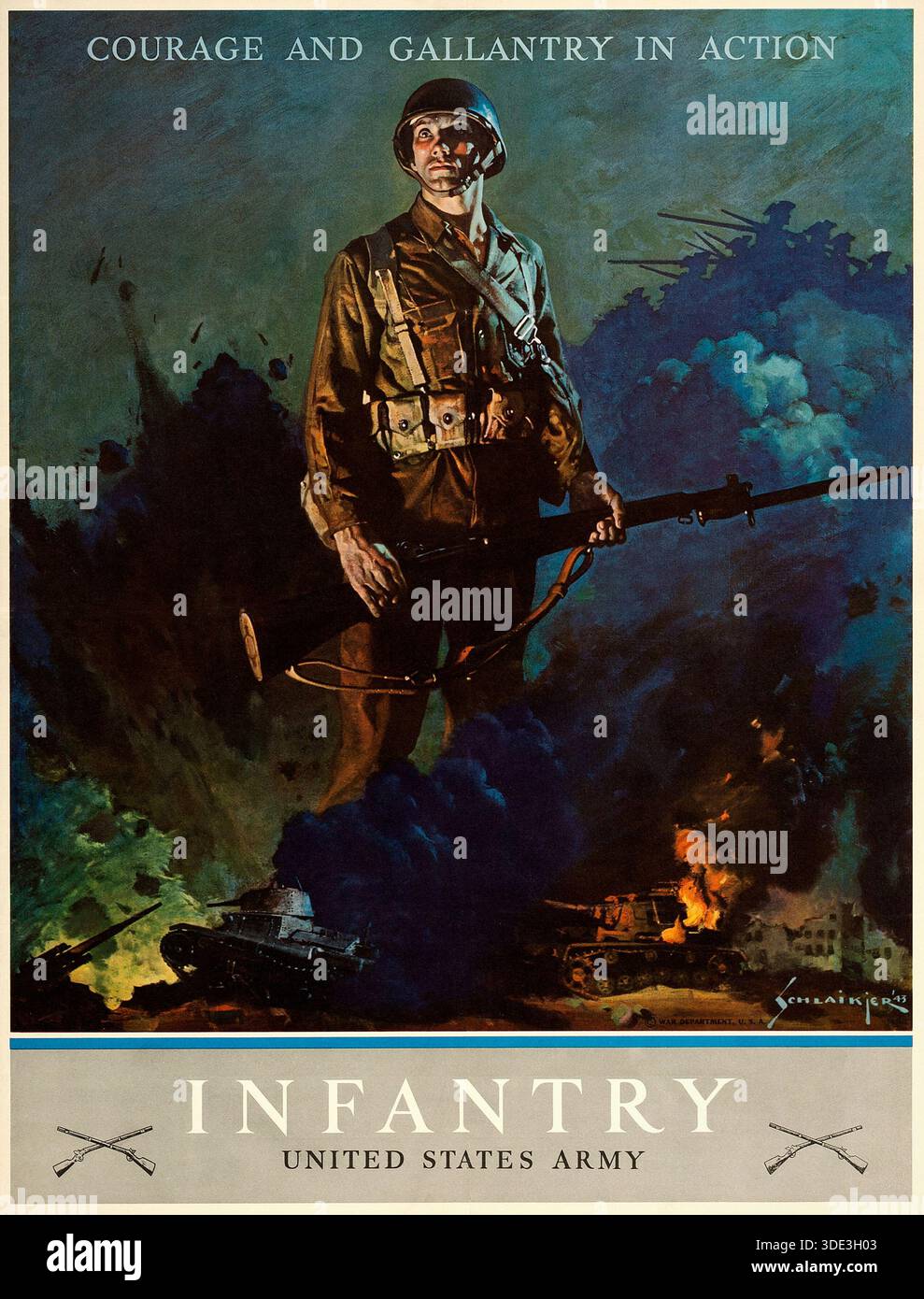 American World War II Propaganda Poster (War Department, 1943 ...