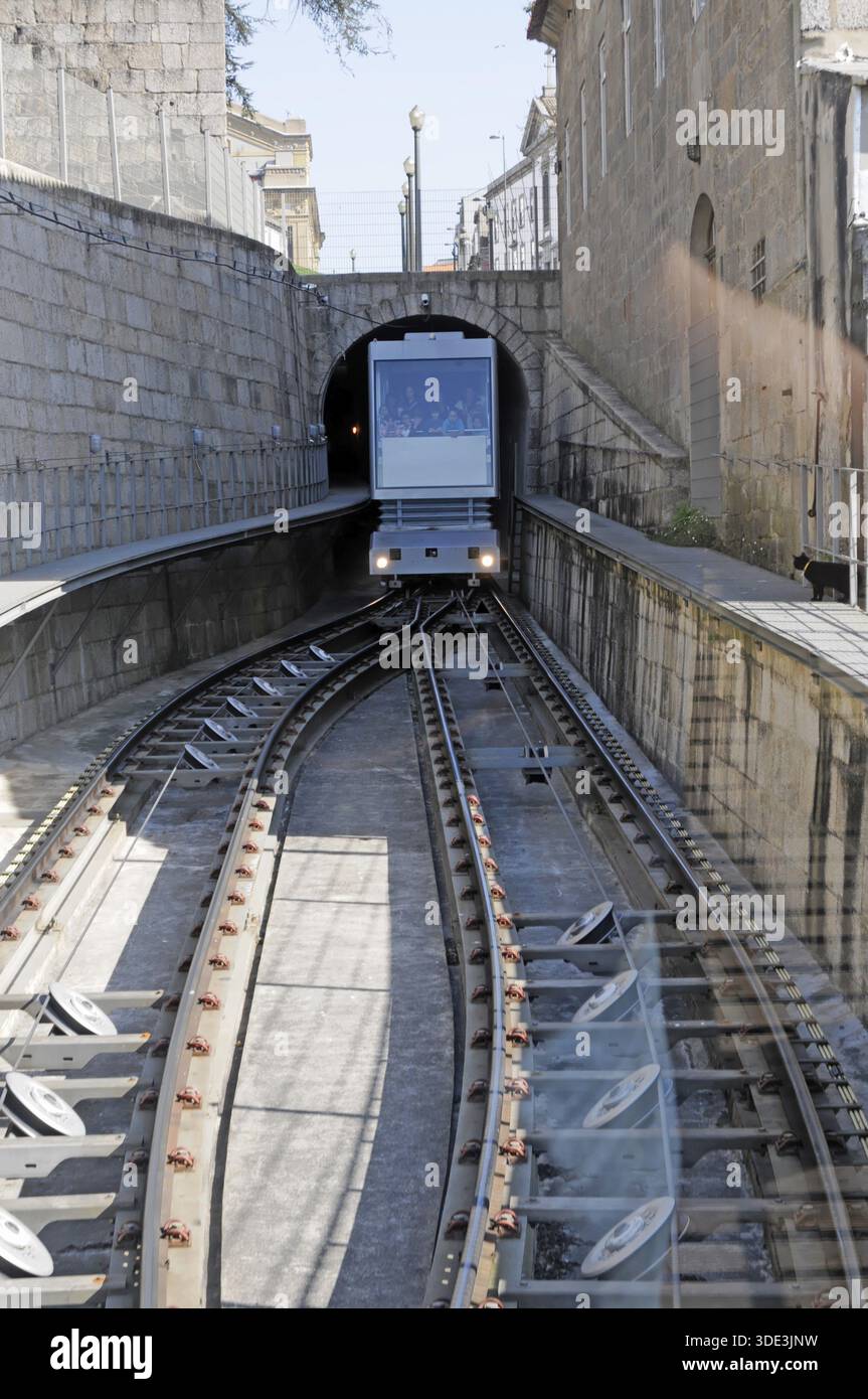 Train goes through narrow hi-res stock photography and images - Alamy