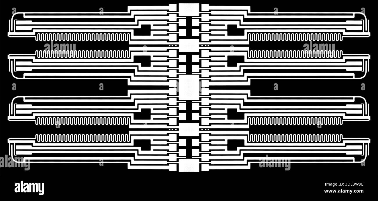 Abstract electronic circuit board texture for high technology concept ...