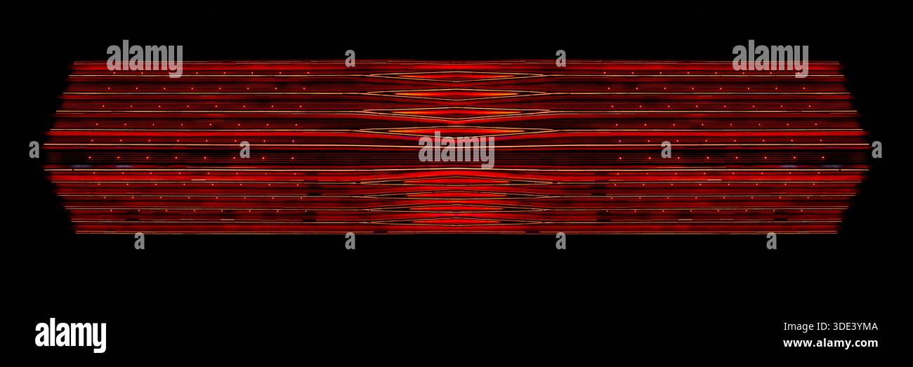 light sculpture, The striking design with vertical lights and geometric ...